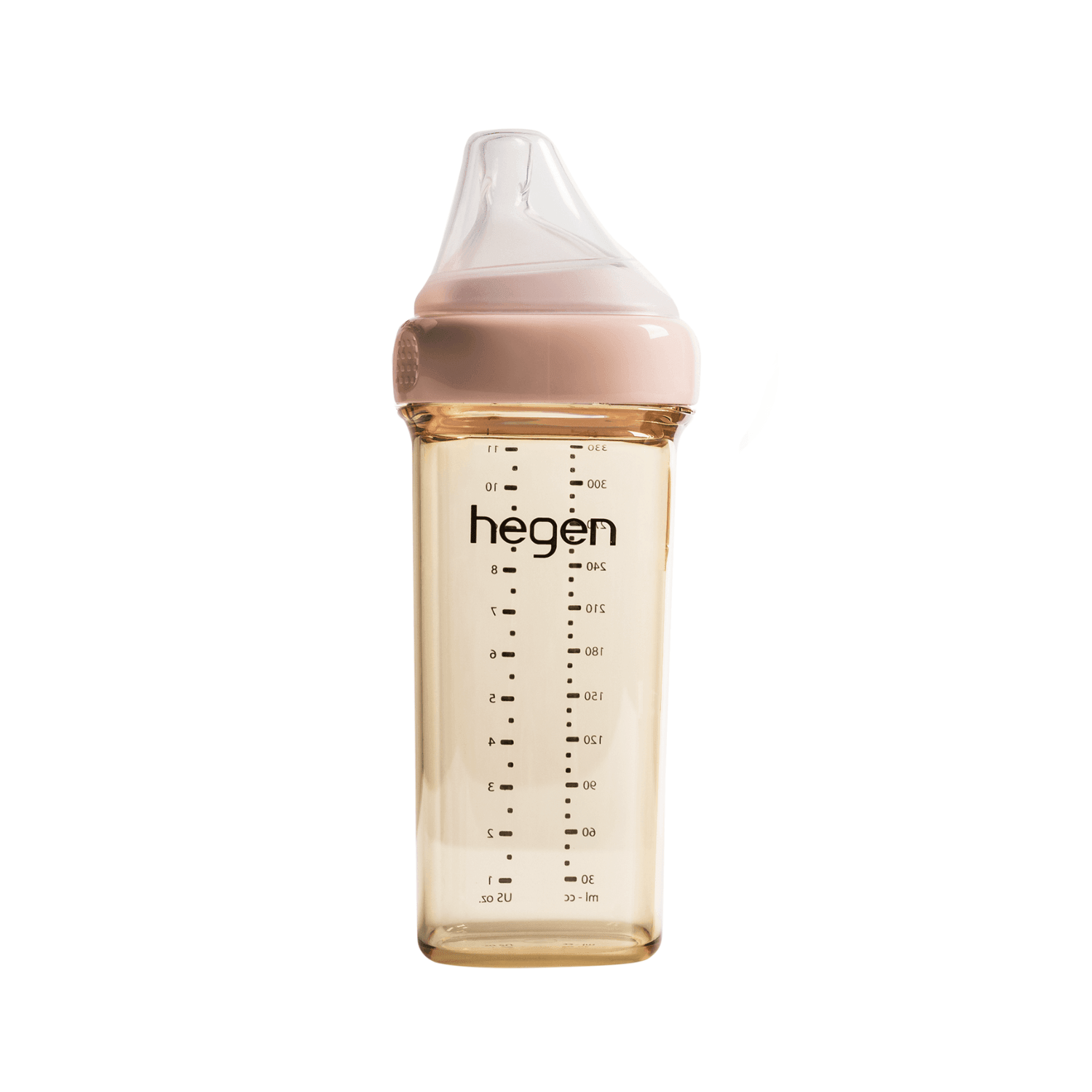 Hegen PCTO™ 330ml/11oz Feeding Bottle PPSU PINK with Fast Flow Teat (6
